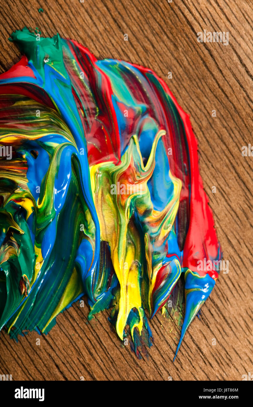 blue, art, colour, green, silver, confusion, mess, wet, open, bright ...