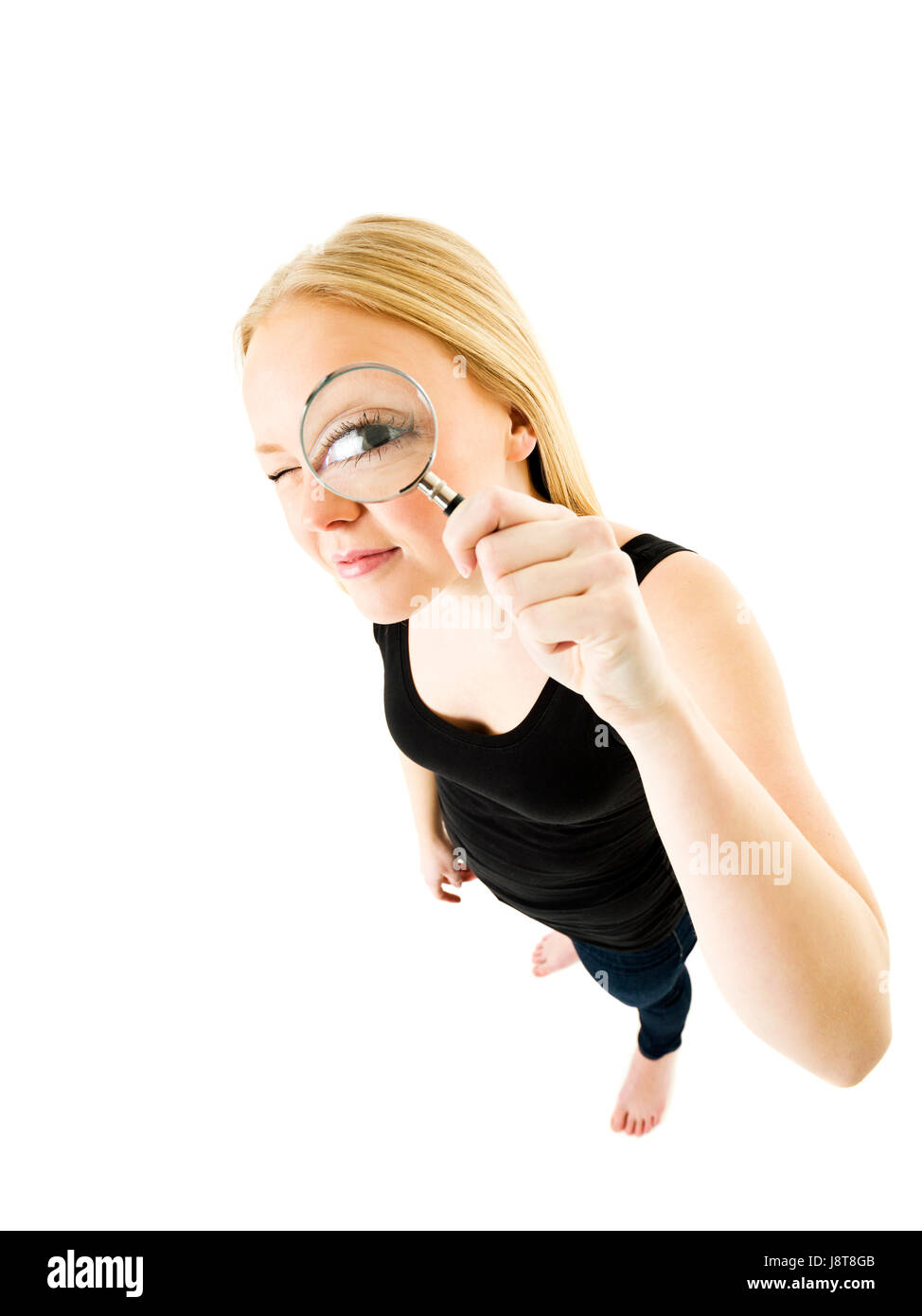 woman, women, research, curiosity, look, glancing, see, view, looking ...