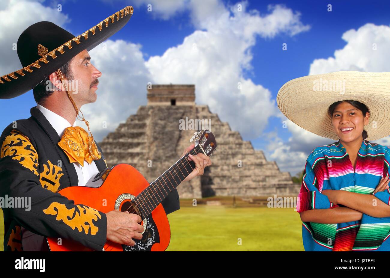 woman, mexican, couple, pair, mexico, indian, man, woman, humans, human ...