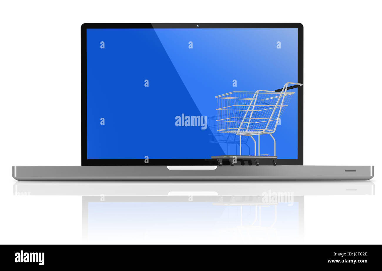 laptop, notebook, computers, computer, keyboard, PC, object, isolated ...