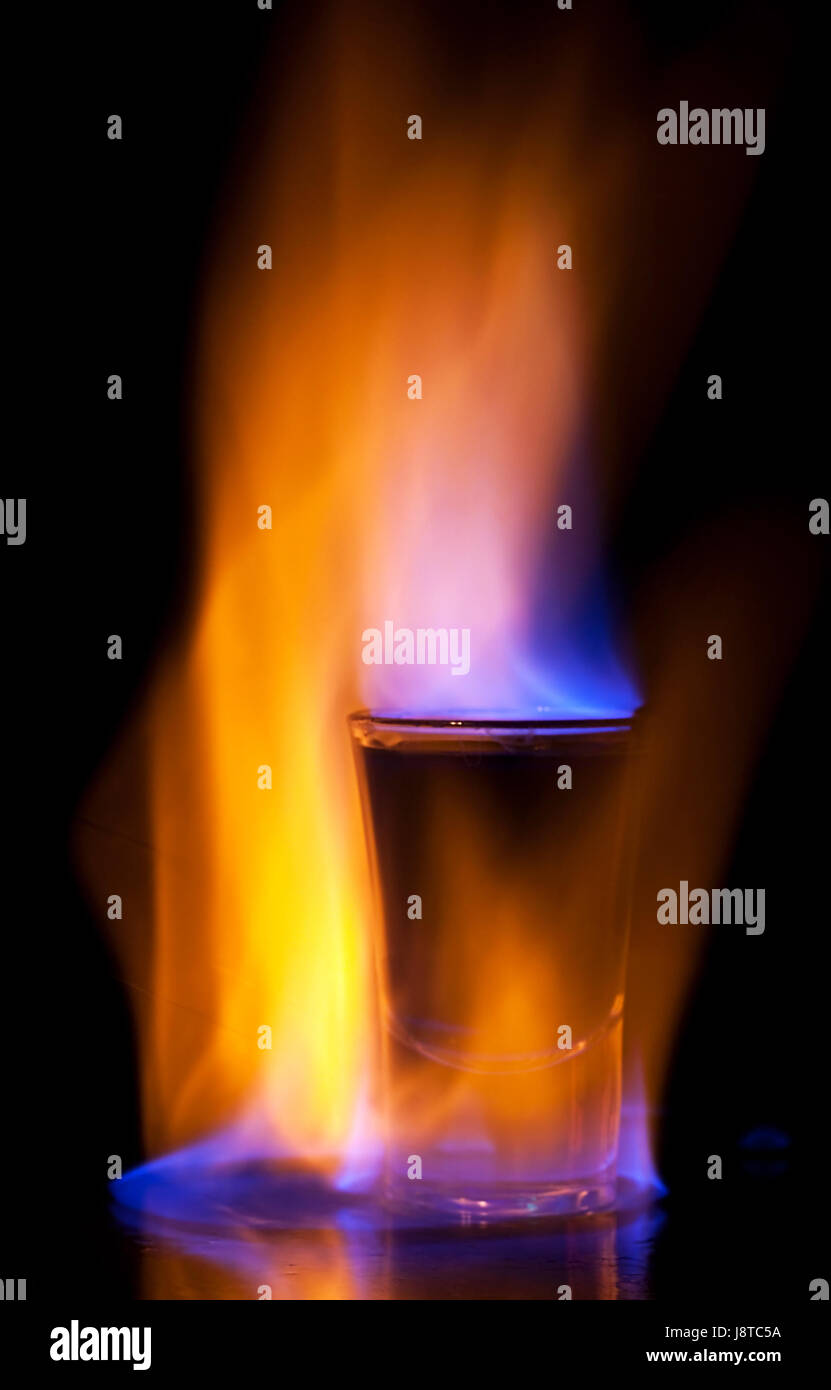 drink, drinking, bibs, alcohol, fire, conflagration, shot, lap, burn ...