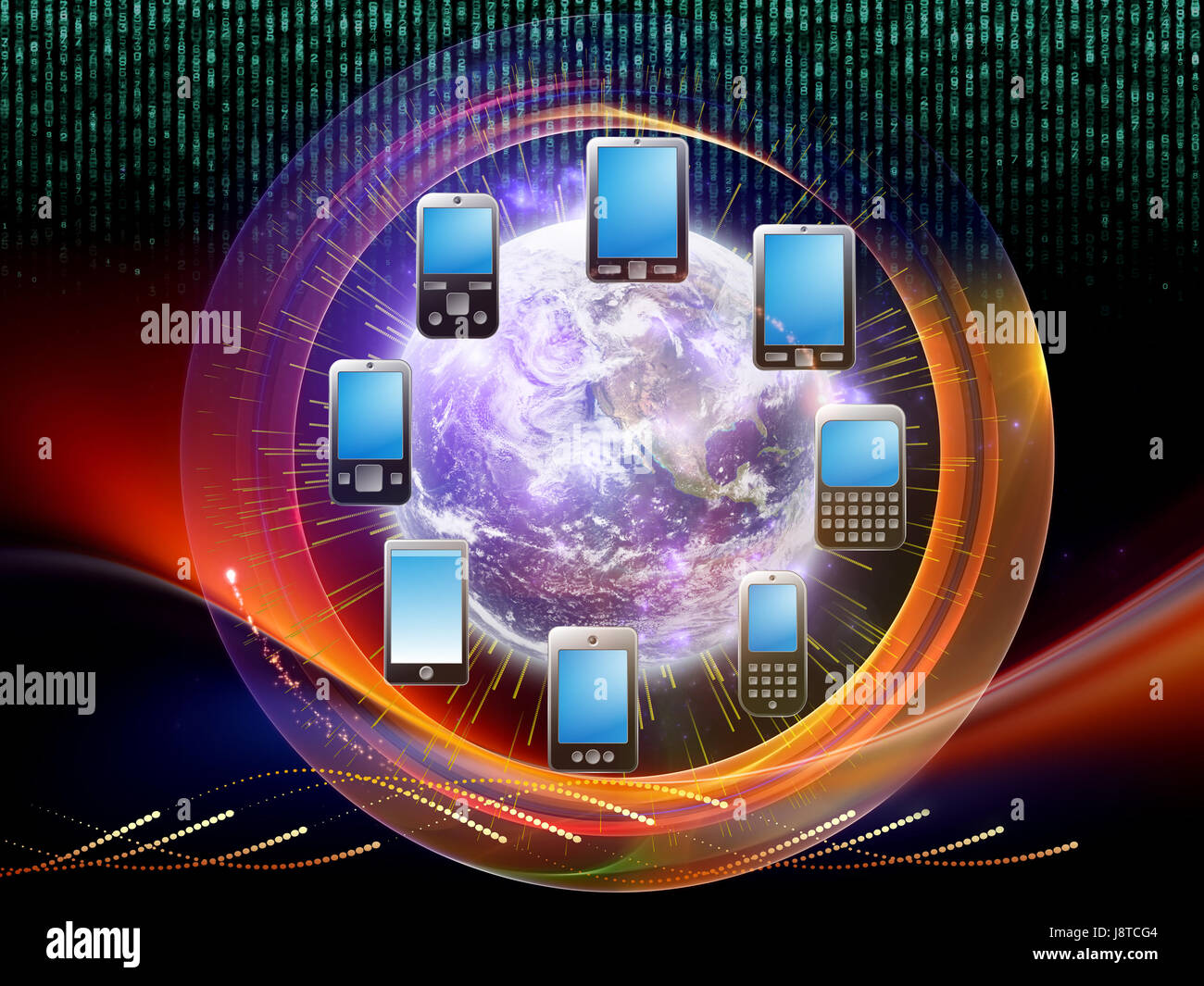 telephone, phone, blue, call, composition, model, design, project, concept Stock Photo - Alamy