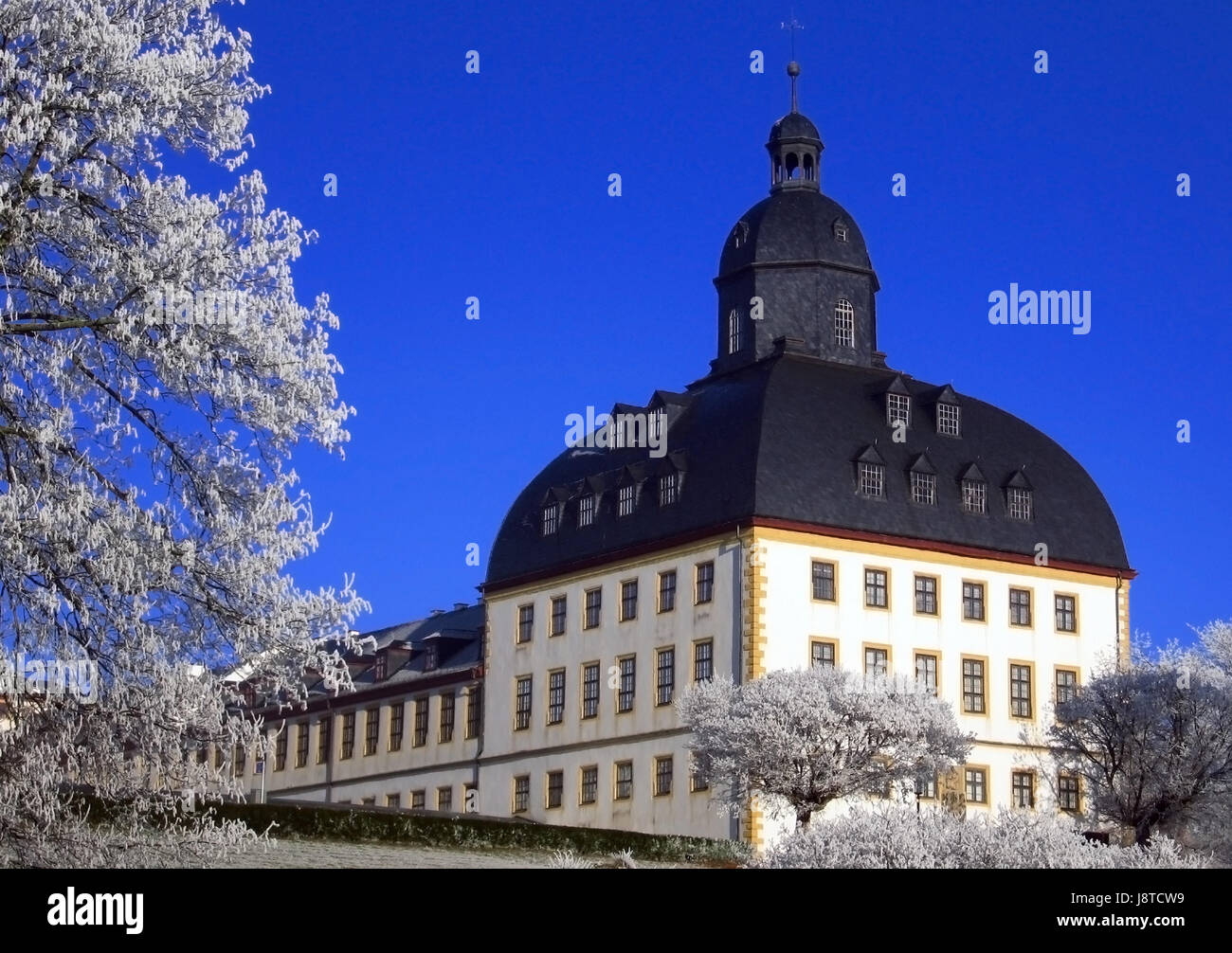 gotha - castle friedensstein east tower Stock Photo - Alamy