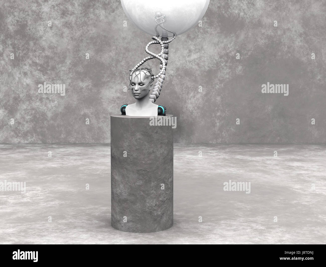 female, future, artificial, fiction, android, robot, automatic machine ...