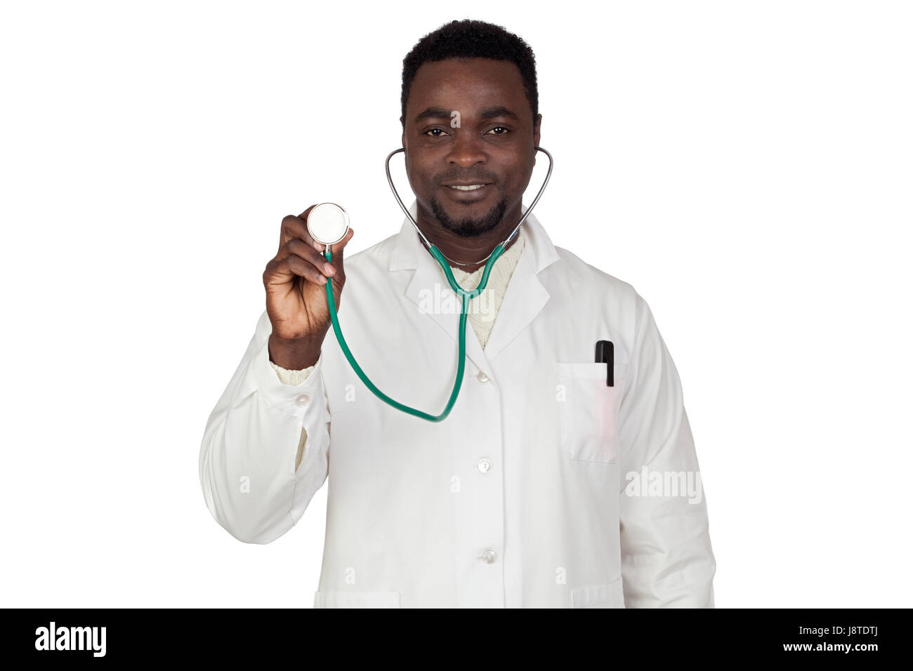 Laughing black boy doctor hi-res stock photography and images - Alamy