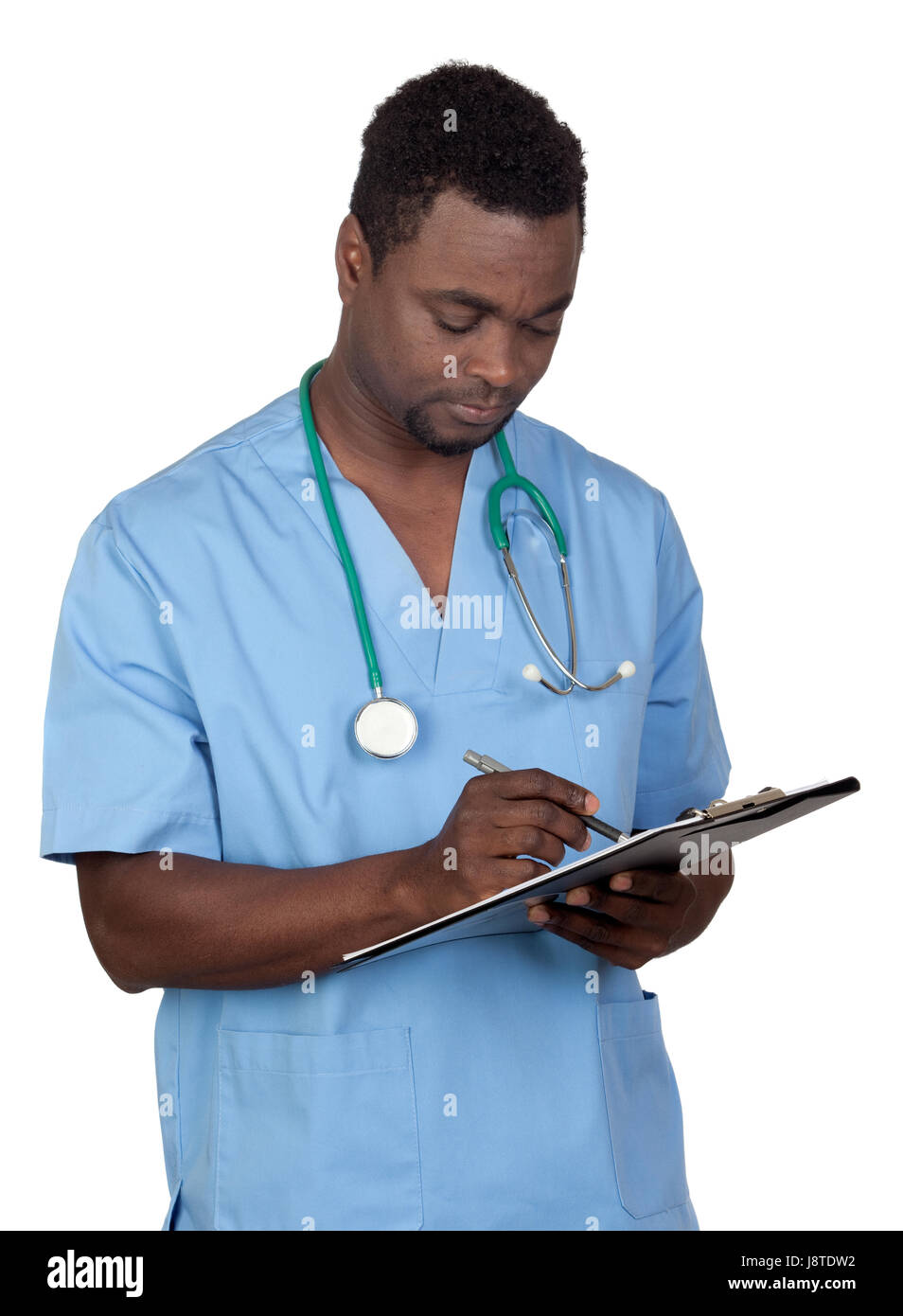Laughing black boy doctor hi-res stock photography and images - Alamy