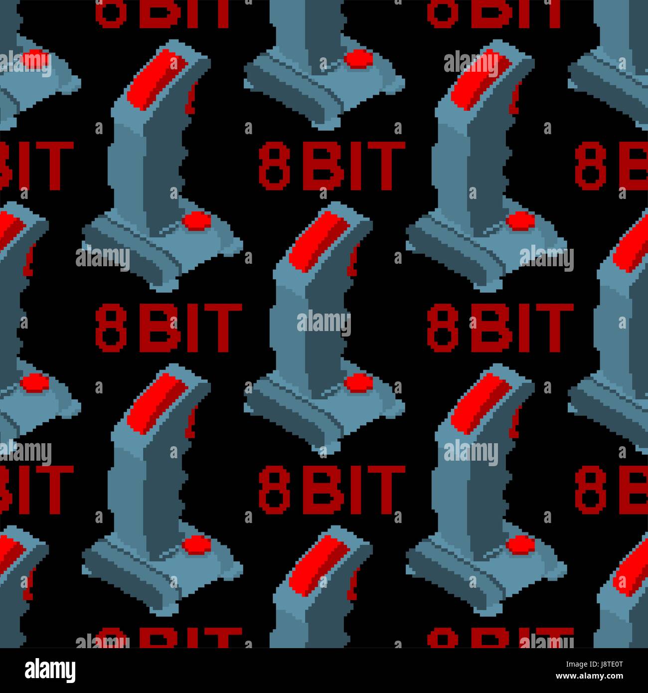 Retro Joystick steering pattern. Old Gamepad wheel for video game ...