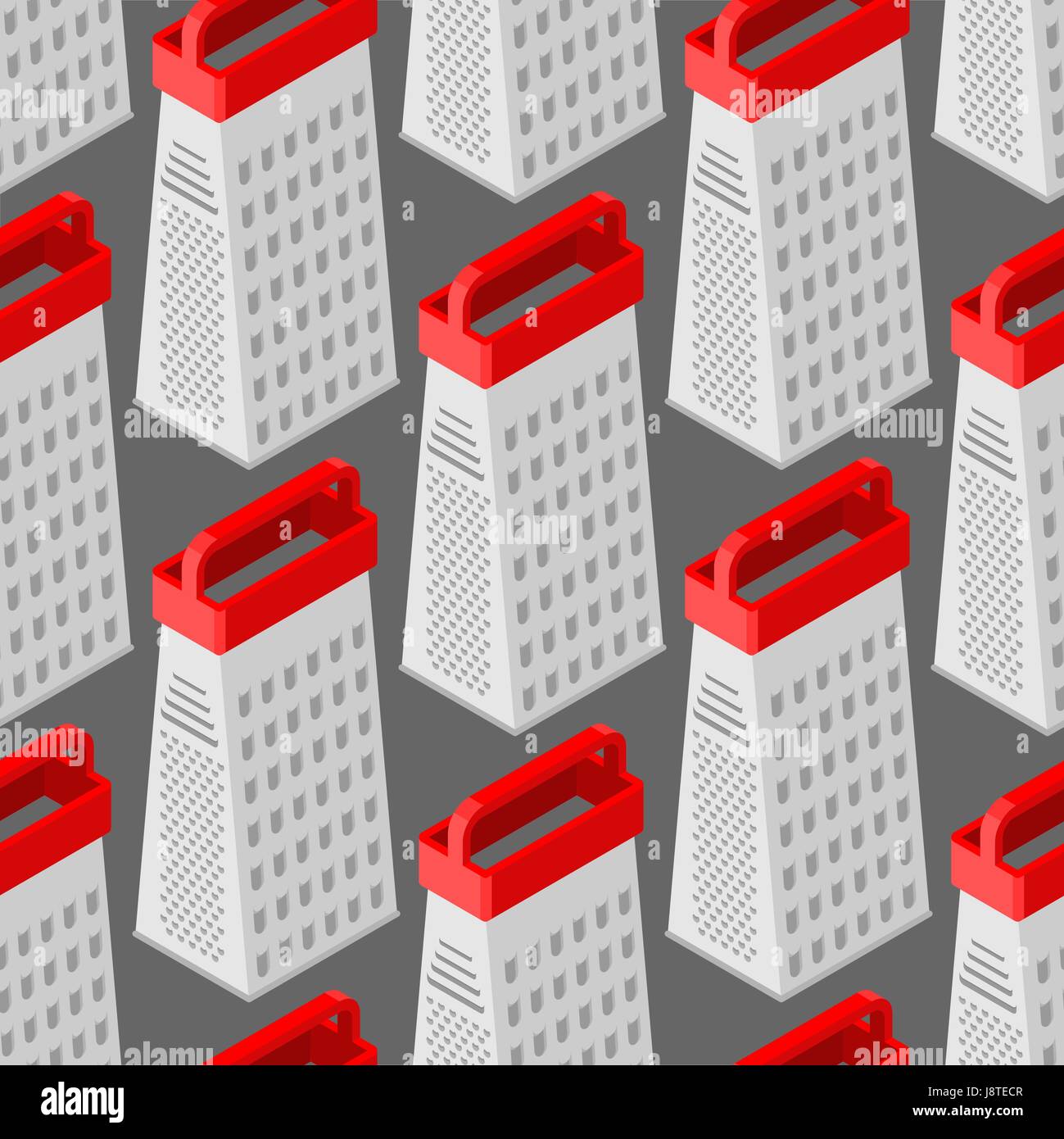 Grater seamless pattern. Kitchen appliances for grinding products ...