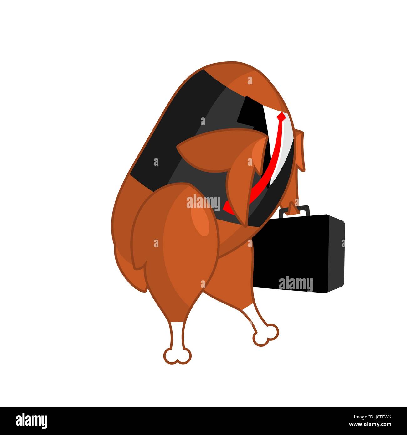 Full roasted chicken Stock Vector Images - Alamy