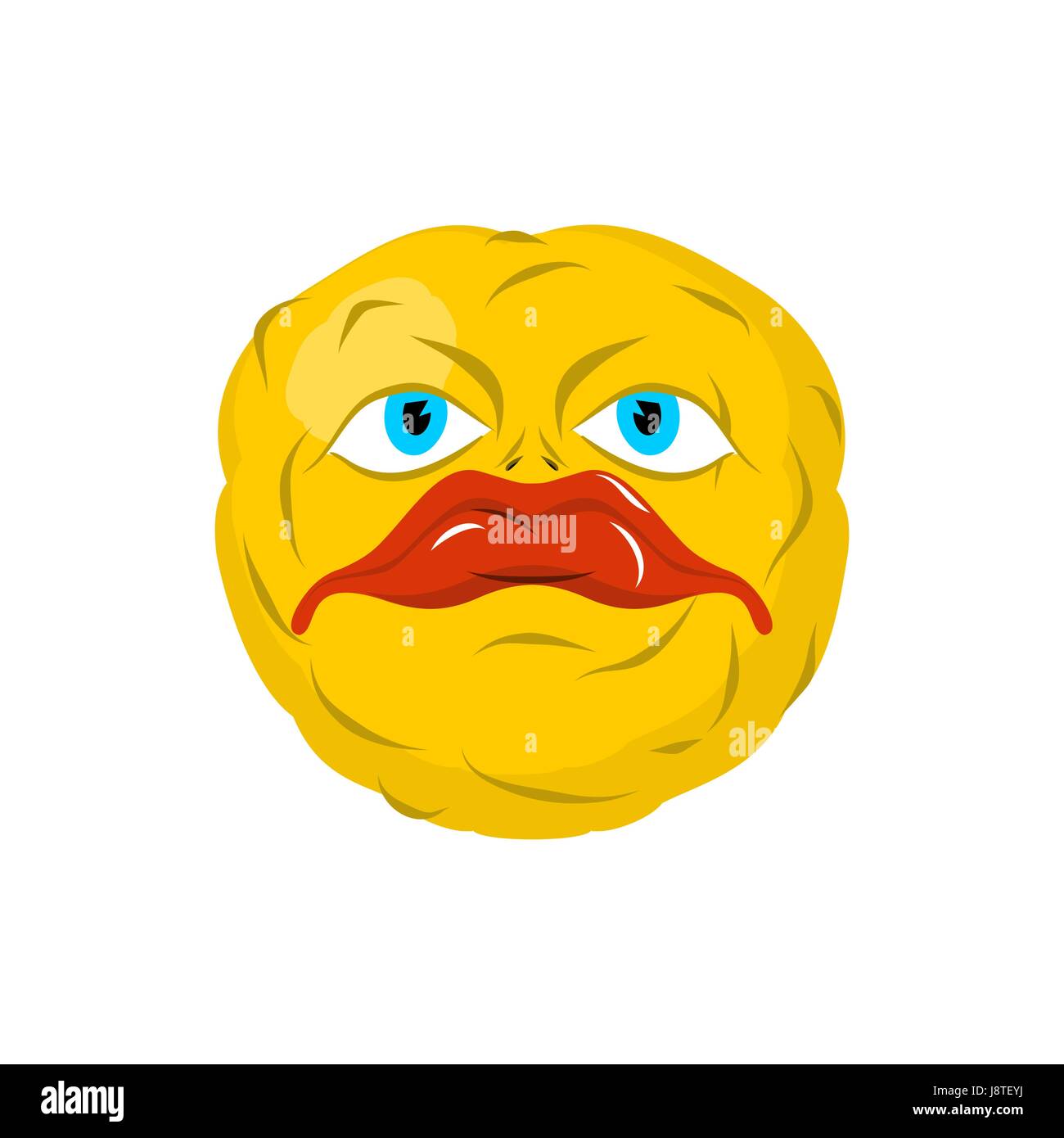 Emoticon sadness tears emoji face Stock Vector Images - Alamy