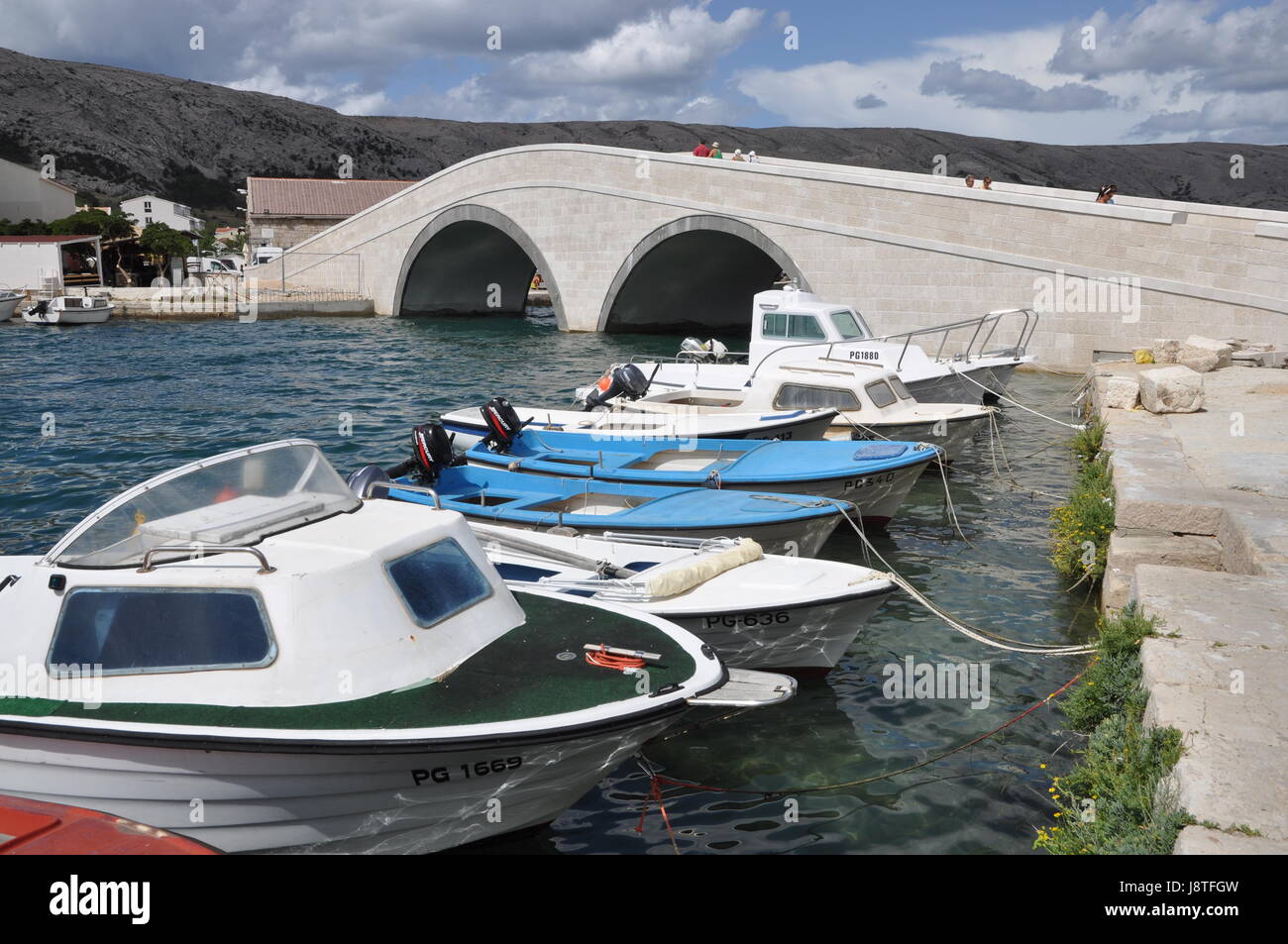 bridge, water, mediterranean, salt water, sea, ocean, adriatic sea ...