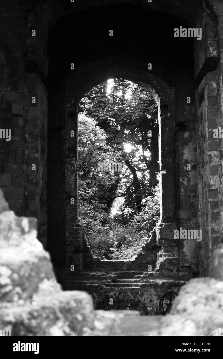 Folly Tower Racton Ruin Stock Photos & Folly Tower Racton Ruin Stock ...