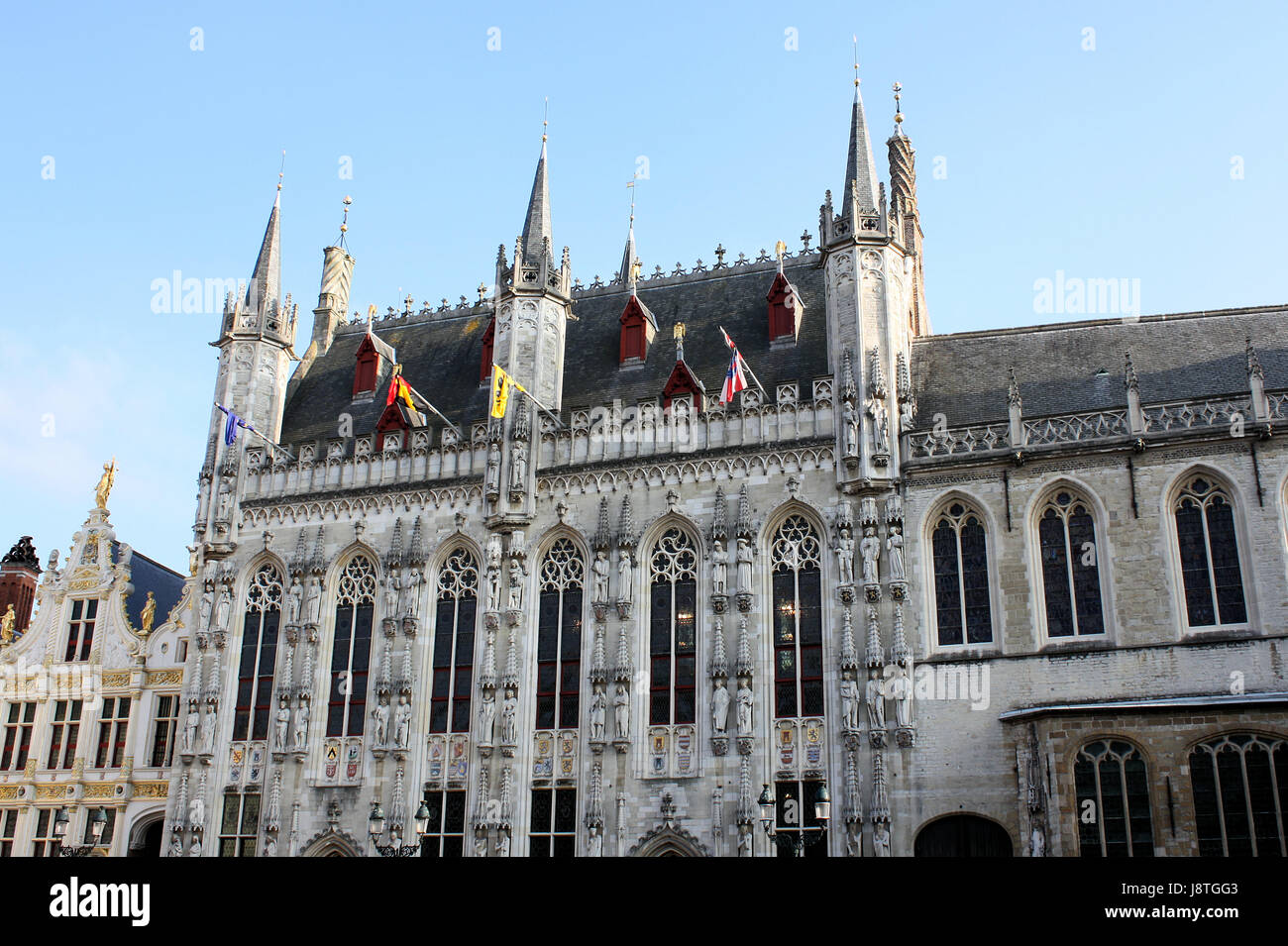 town hall, belgium, gothically, flanders, bruges, flemish, gothic ...