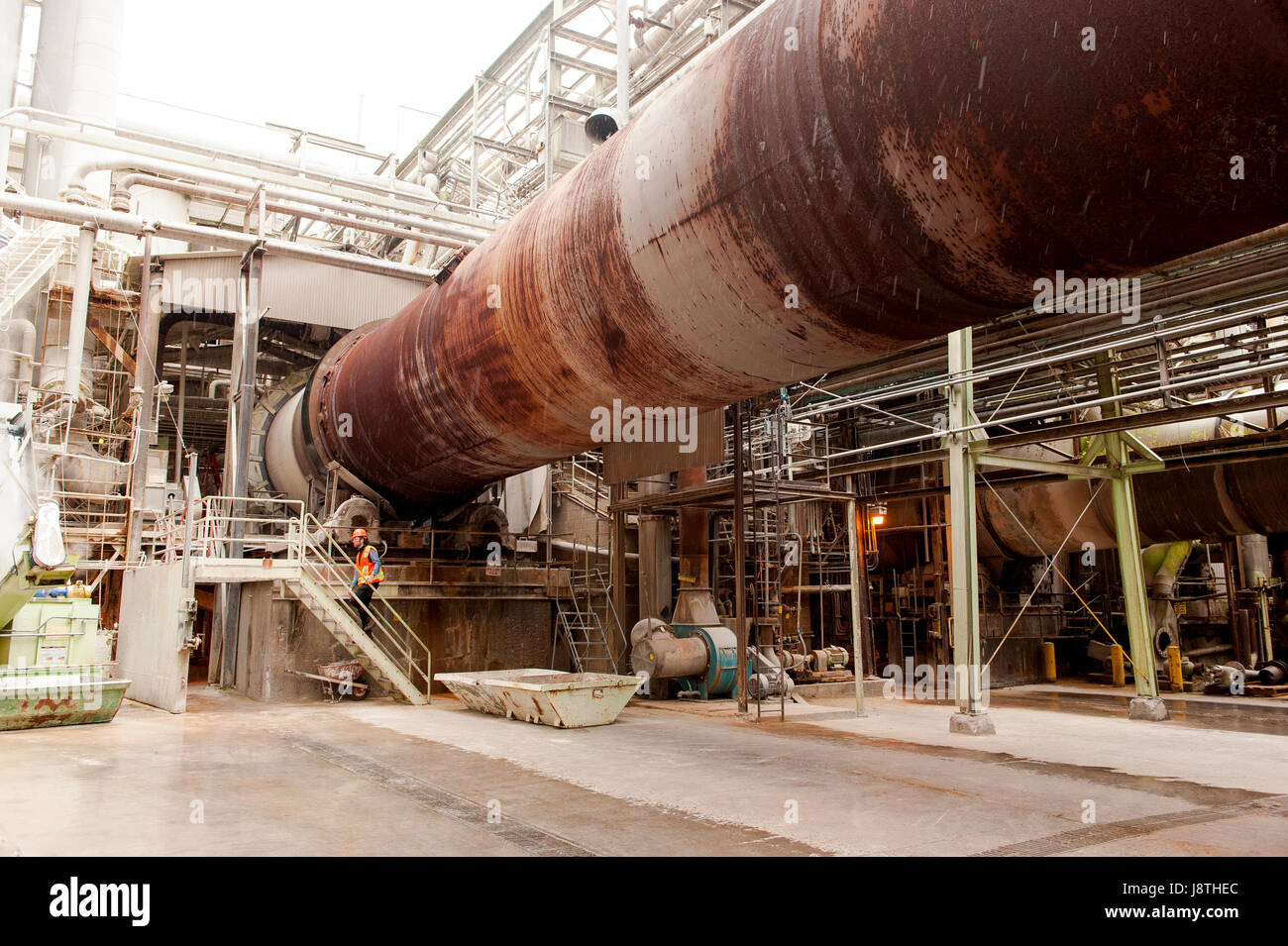 Paper mill operations in the American Pacific North West Stock Photo ...