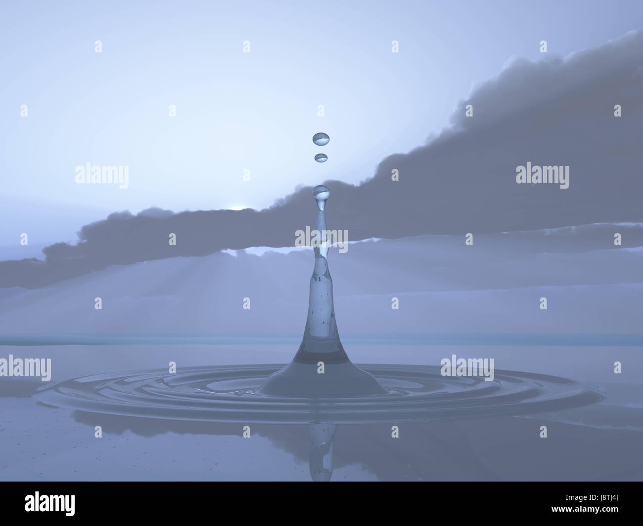 drop, drip, water, drops, seeping, sopping, drips, blue, liquid ...