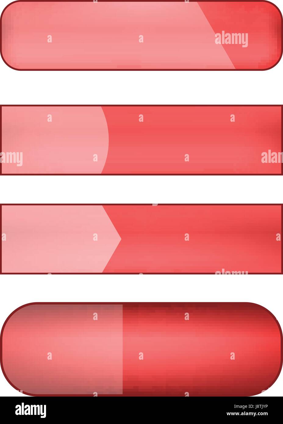 vector web buttons set Stock Vector Image & Art - Alamy