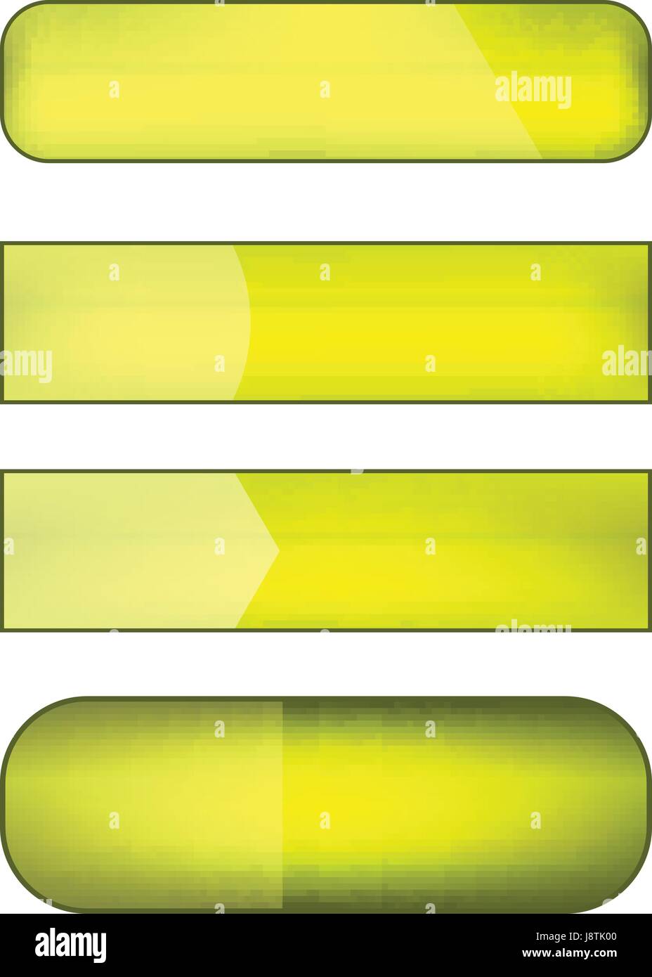 vector web buttons set Stock Vector Image & Art - Alamy