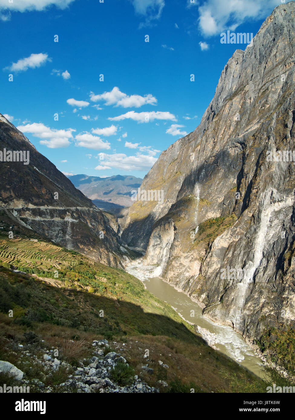 yangtze river in yunnan,china Stock Photo - Alamy