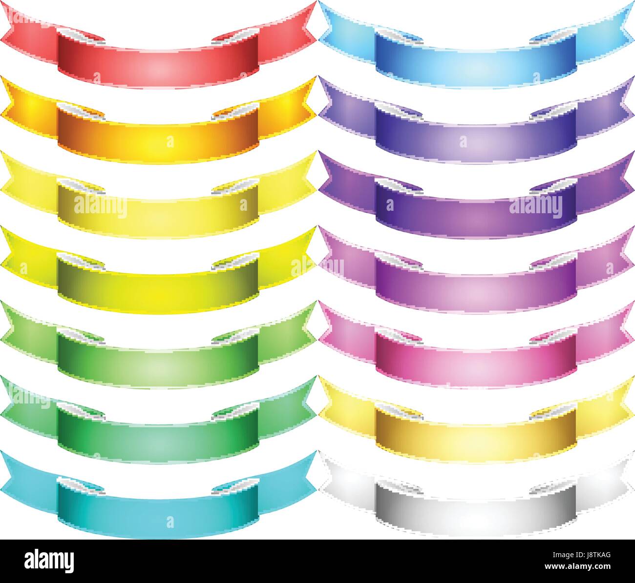 vector ribbons set Stock Vector Image & Art - Alamy