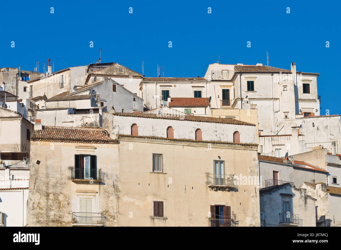 Panoramic view of Rodi Garganico. Puglia. Italy Stock Photo - Alamy