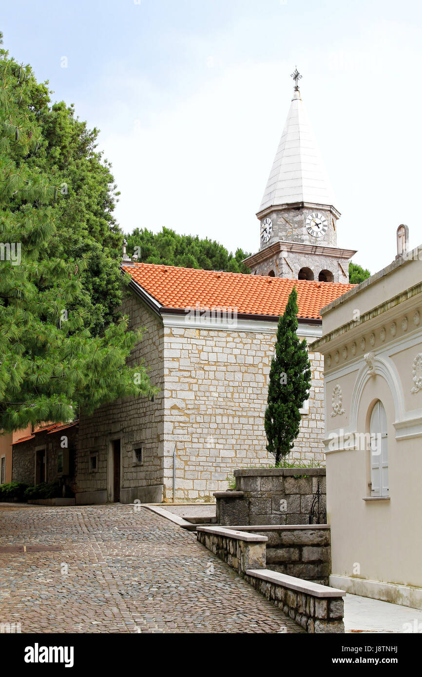 church, croatia, building, religion, church, stone, style of ...