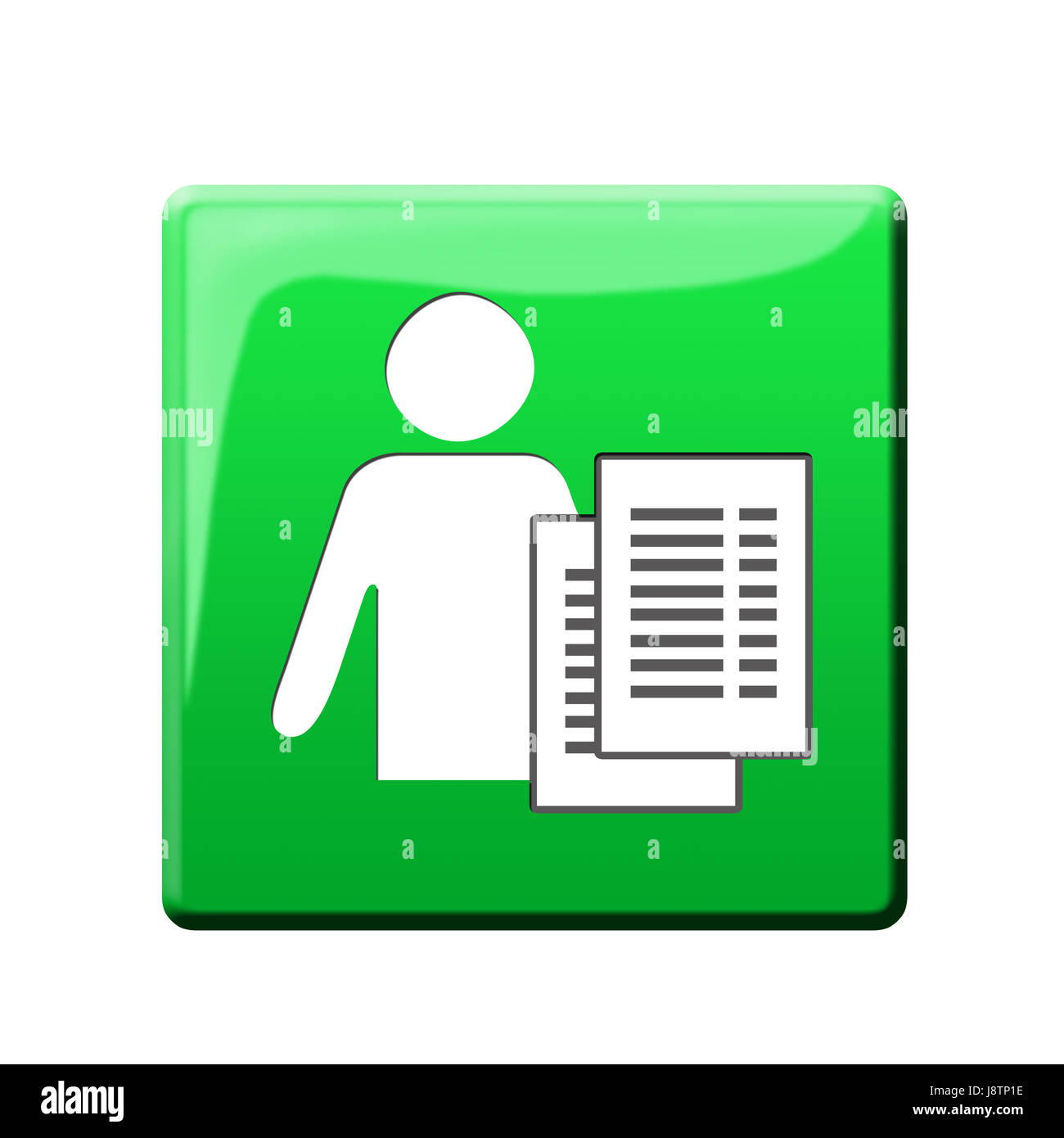 office, person, list, login, work, job, labor, pictogram, symbol ...