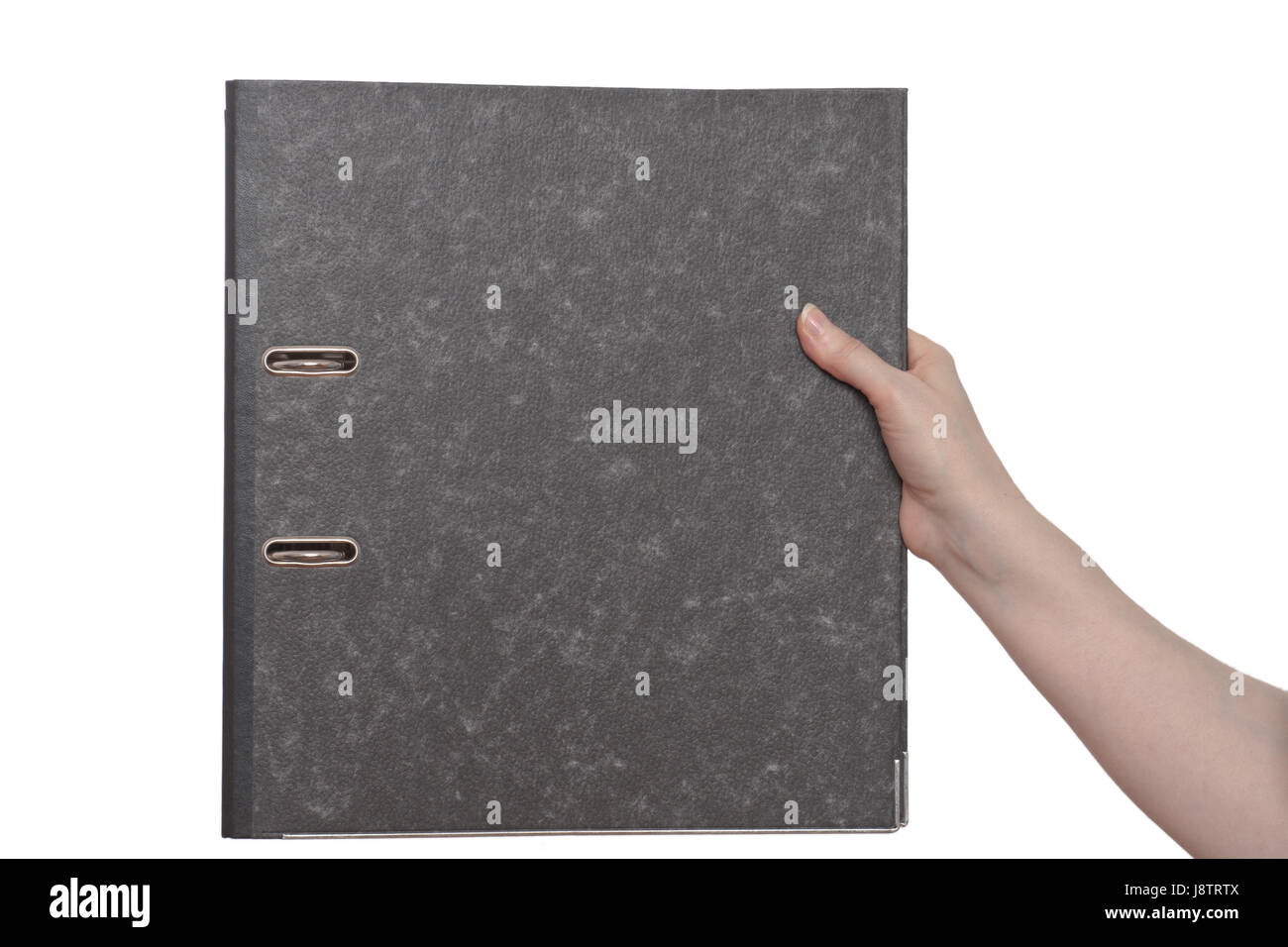 hand and folders Stock Photo - Alamy