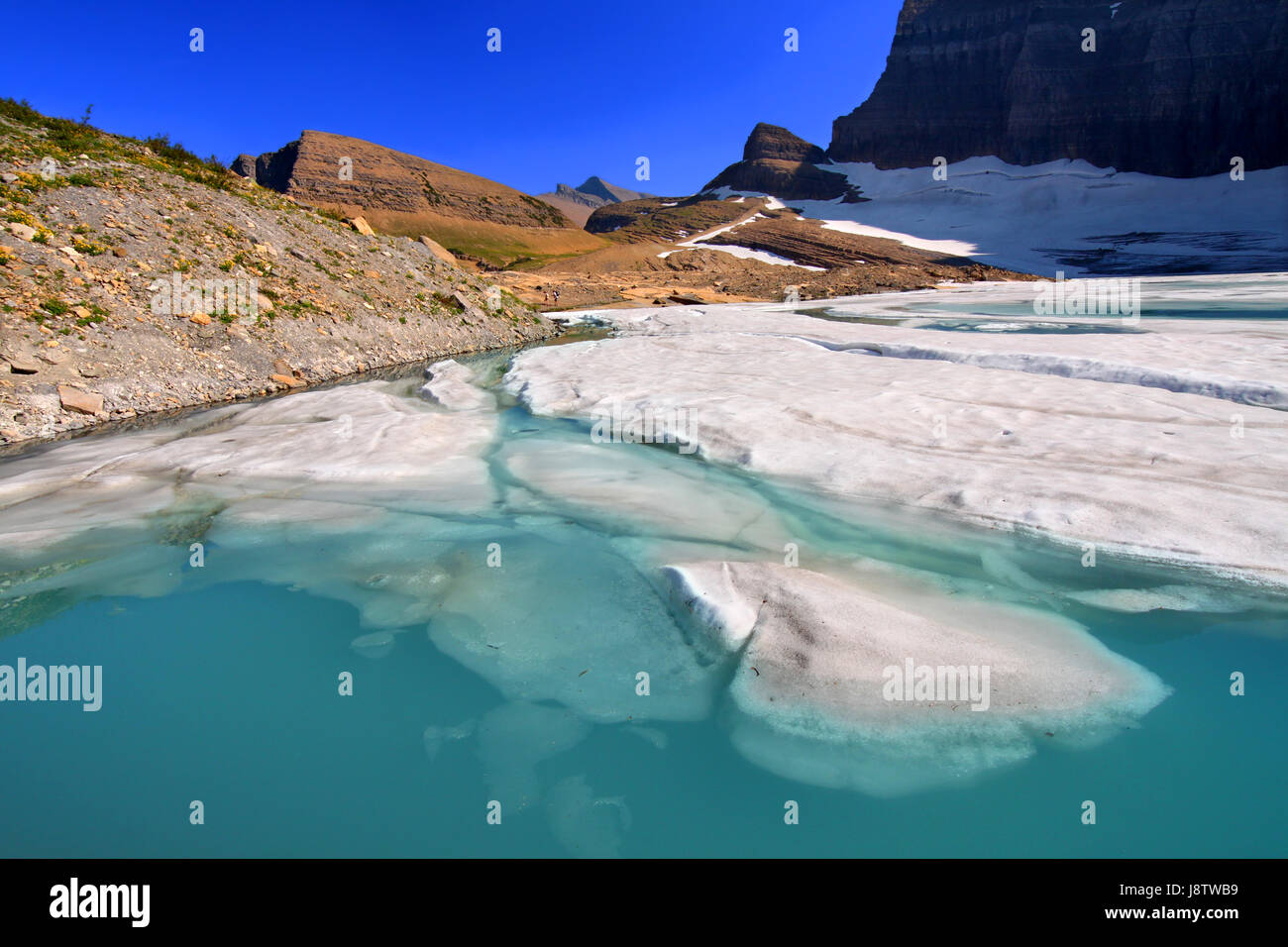 park, national, glacier, iceberg, water, ice, travel, environment ...