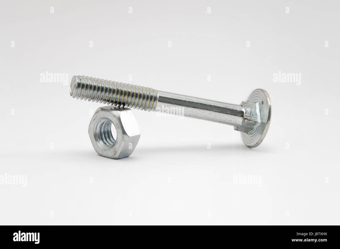 bolt with nut Stock Photo - Alamy