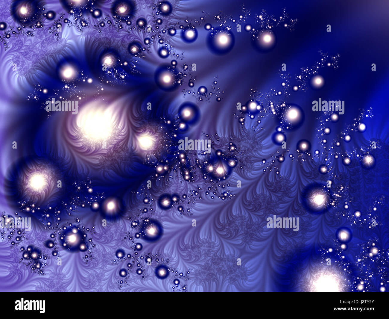 blue, visualization, science, stream, bubbles, float, digital, infinite ...