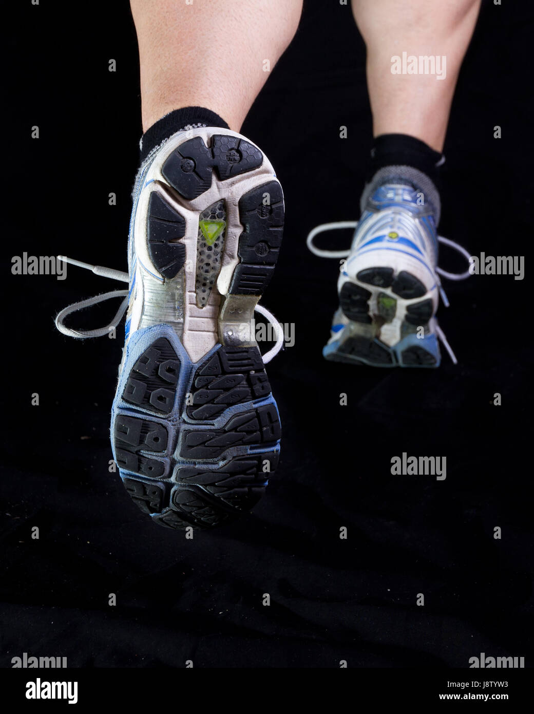 feet of a jogger Stock Photo - Alamy