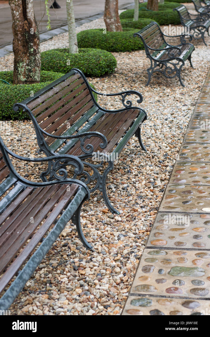 park, garden, pavement, gardens, nobody, path, way, seat, bench, park ...