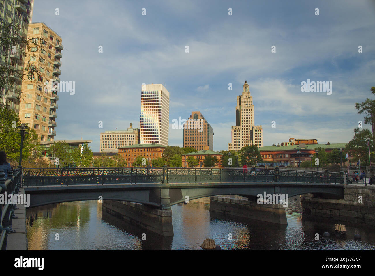 An amazing image of the cityscape of Providence, Rhode Island Stock ...