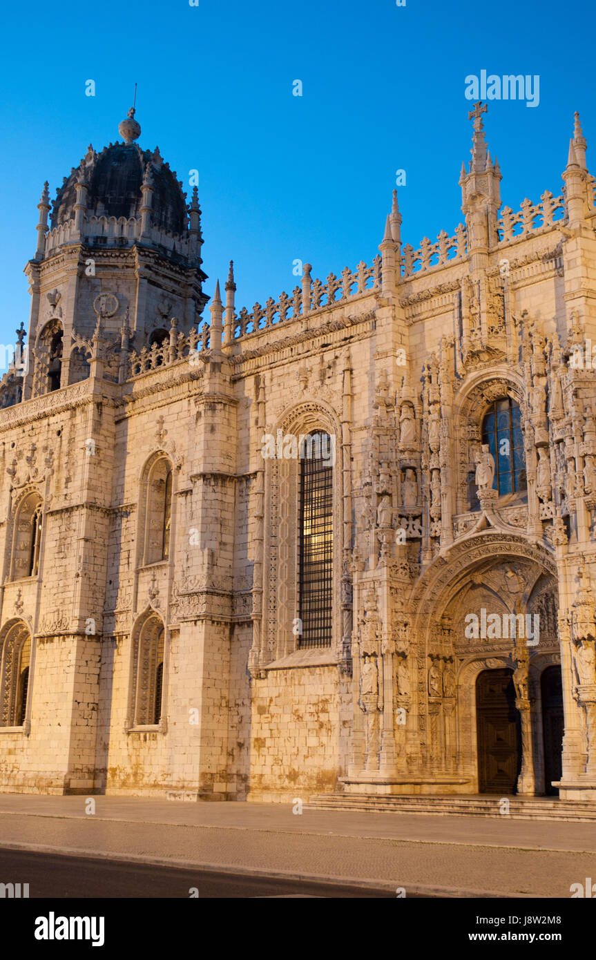portugal, monastery, style of construction, architecture, architectural ...