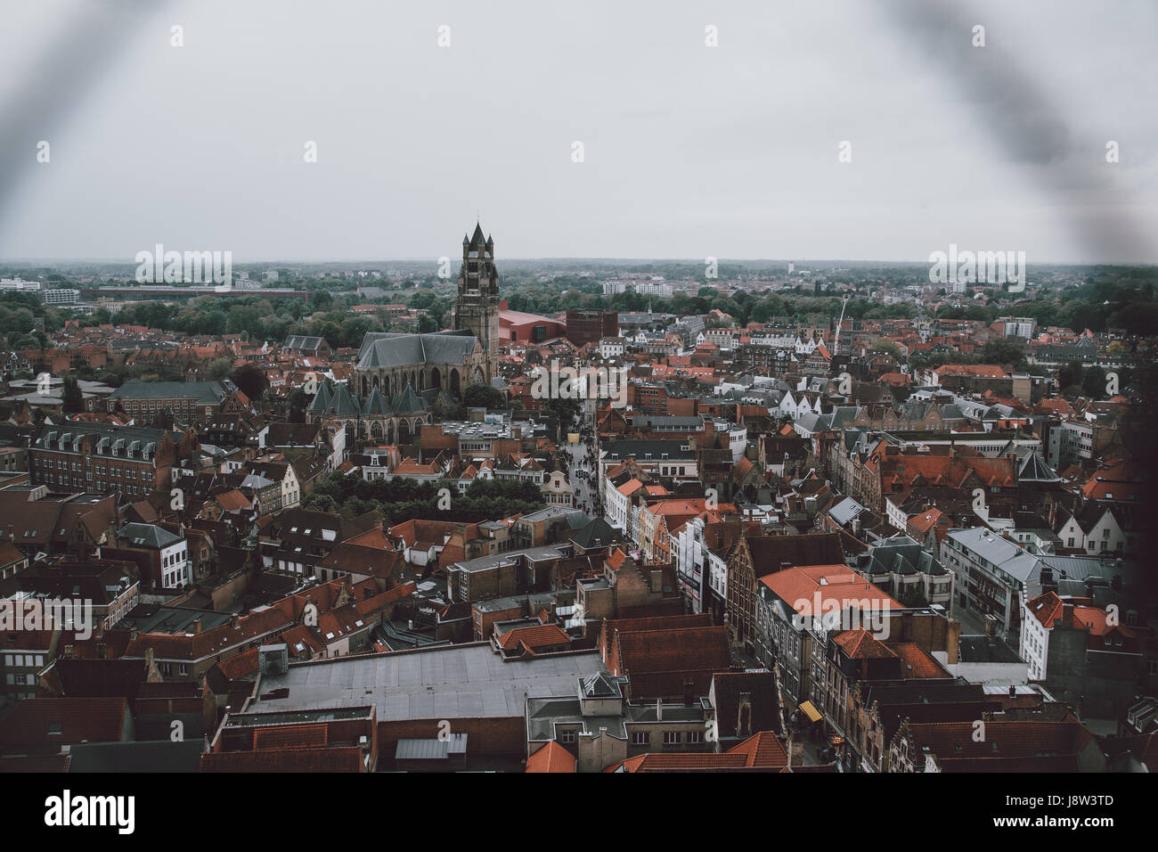 Bruges birds eye view hi-res stock photography and images - Alamy