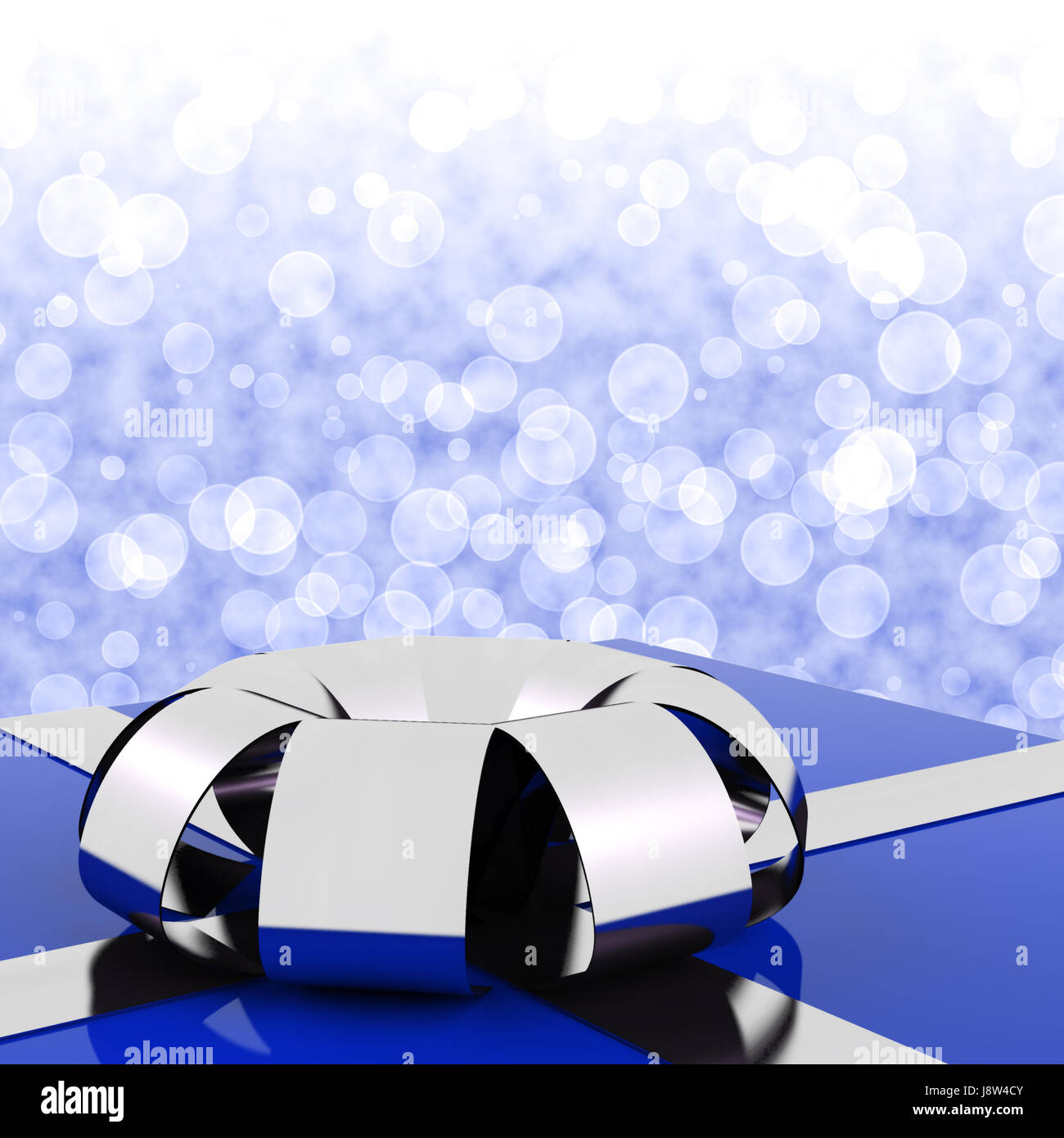 blue, present, greeting, closeup, lights, celebrate, reveling, revels ...