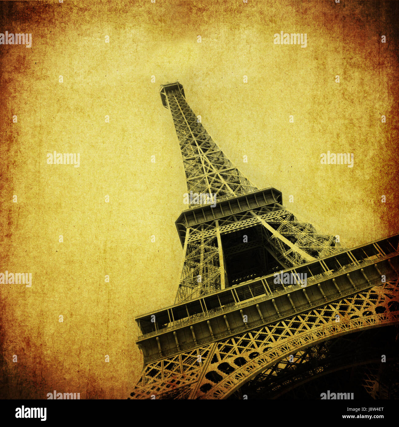 Retro photo of paris hi-res stock photography and images - Alamy