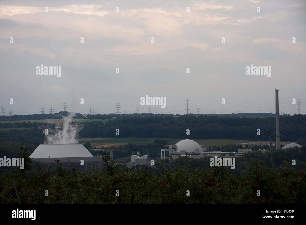 nuclear power station, industry, industrial plant, agriculture, farming ...