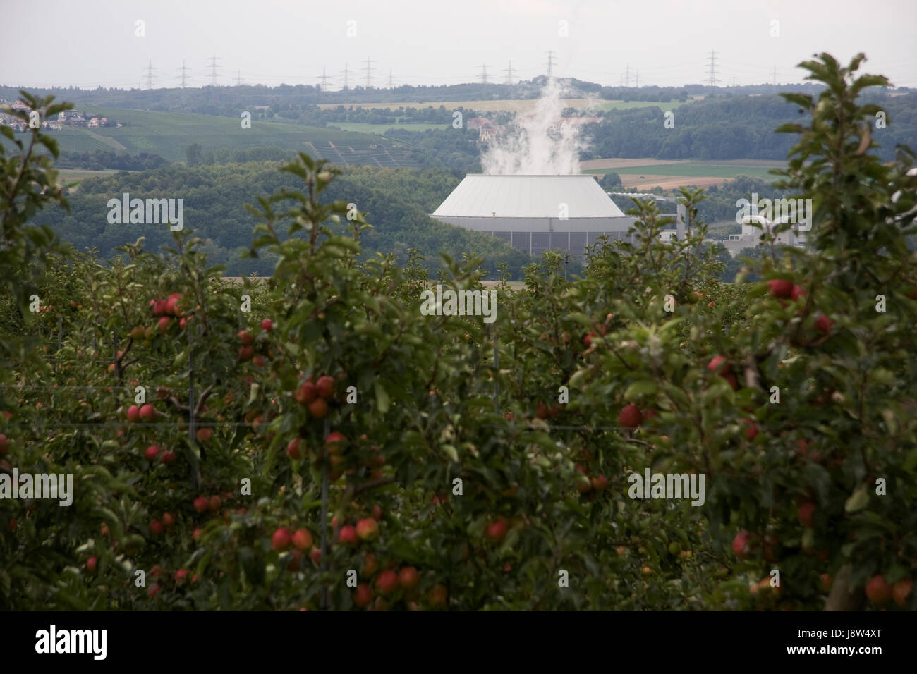 nuclear power station, industry, industrial plant, agriculture, farming ...