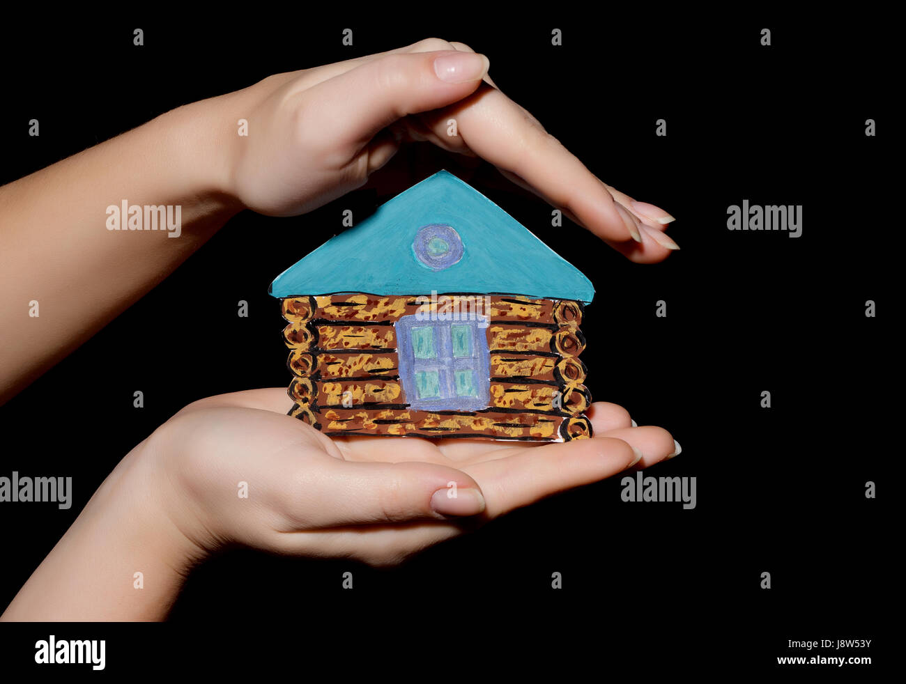 house, building, object, architectural, single, isolated, colour ...