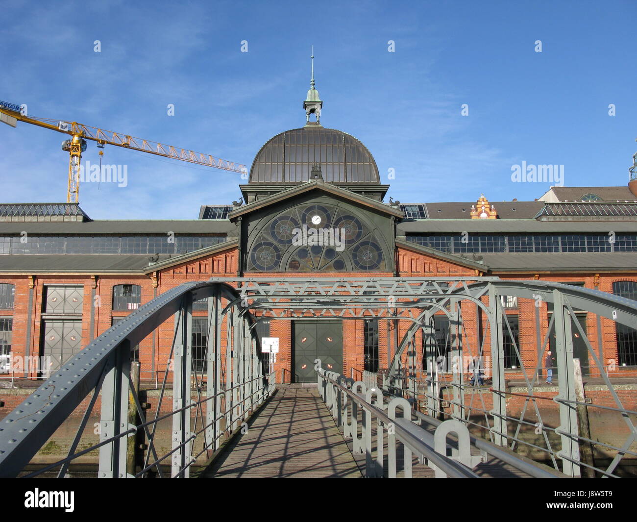 fish auction hall in hamburg altona Stock Photo - Alamy