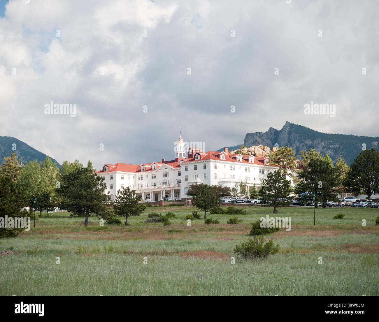 The Stanley Hotel, Estes Park, Colorado, USA Stock Photo - Alamy