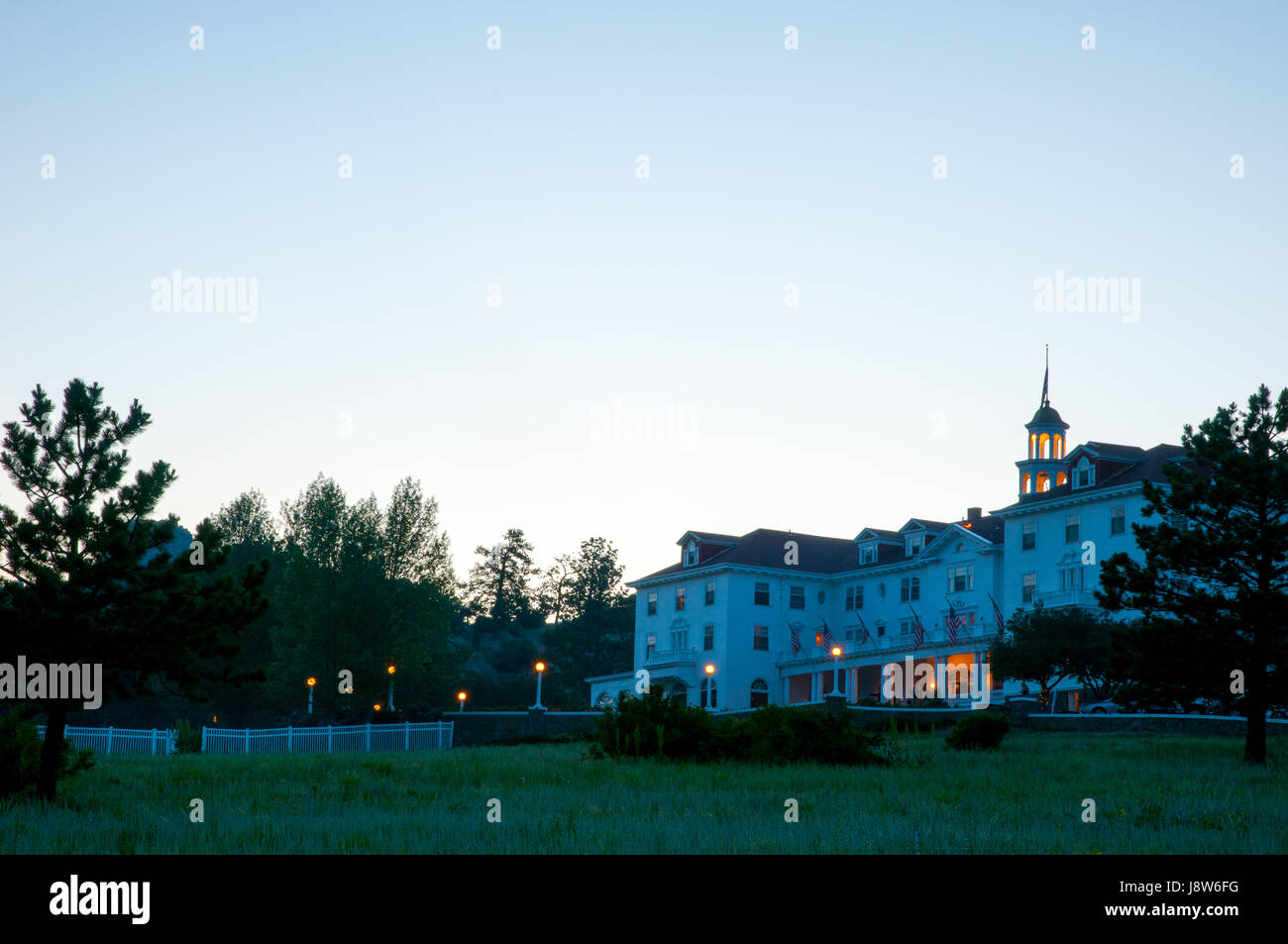 The Stanley Hotel, Estes Park, Colorado, USA Stock Photo - Alamy