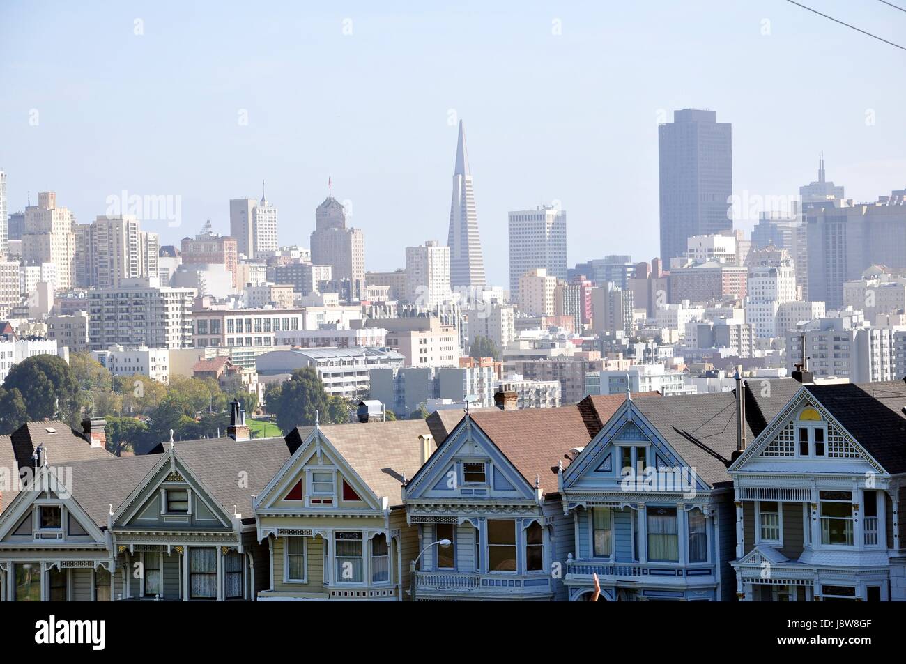 seven sisters in san francisco 2 Stock Photo - Alamy