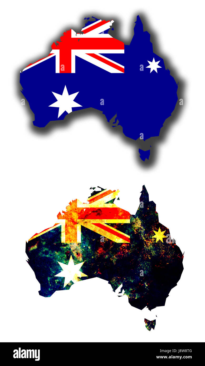 political, colour, australia, wall, flag, rust, kangaroo, paint, spray ...