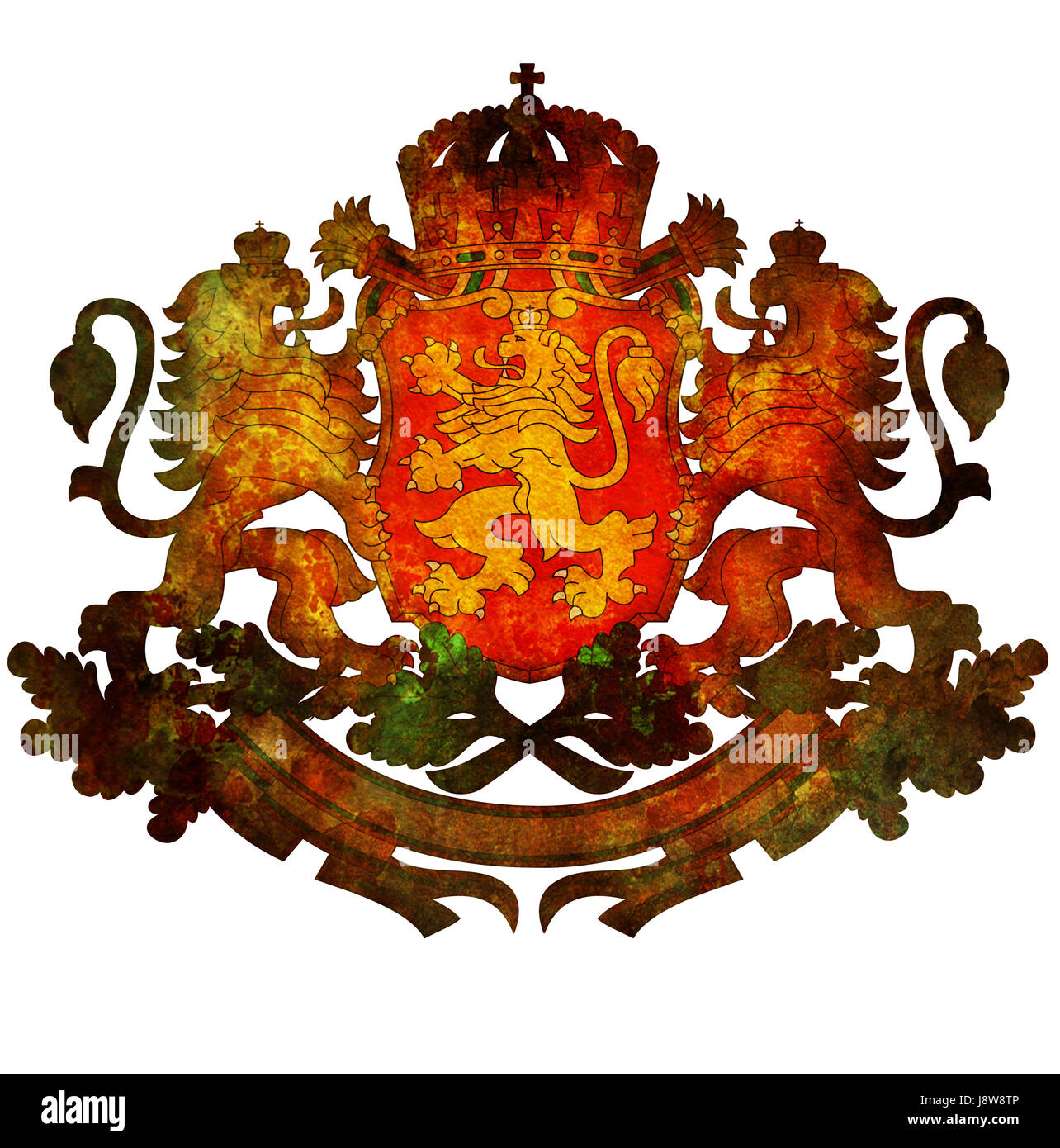 isolated, emblem, europe, vintage, illustration, flag, rusty, national ...