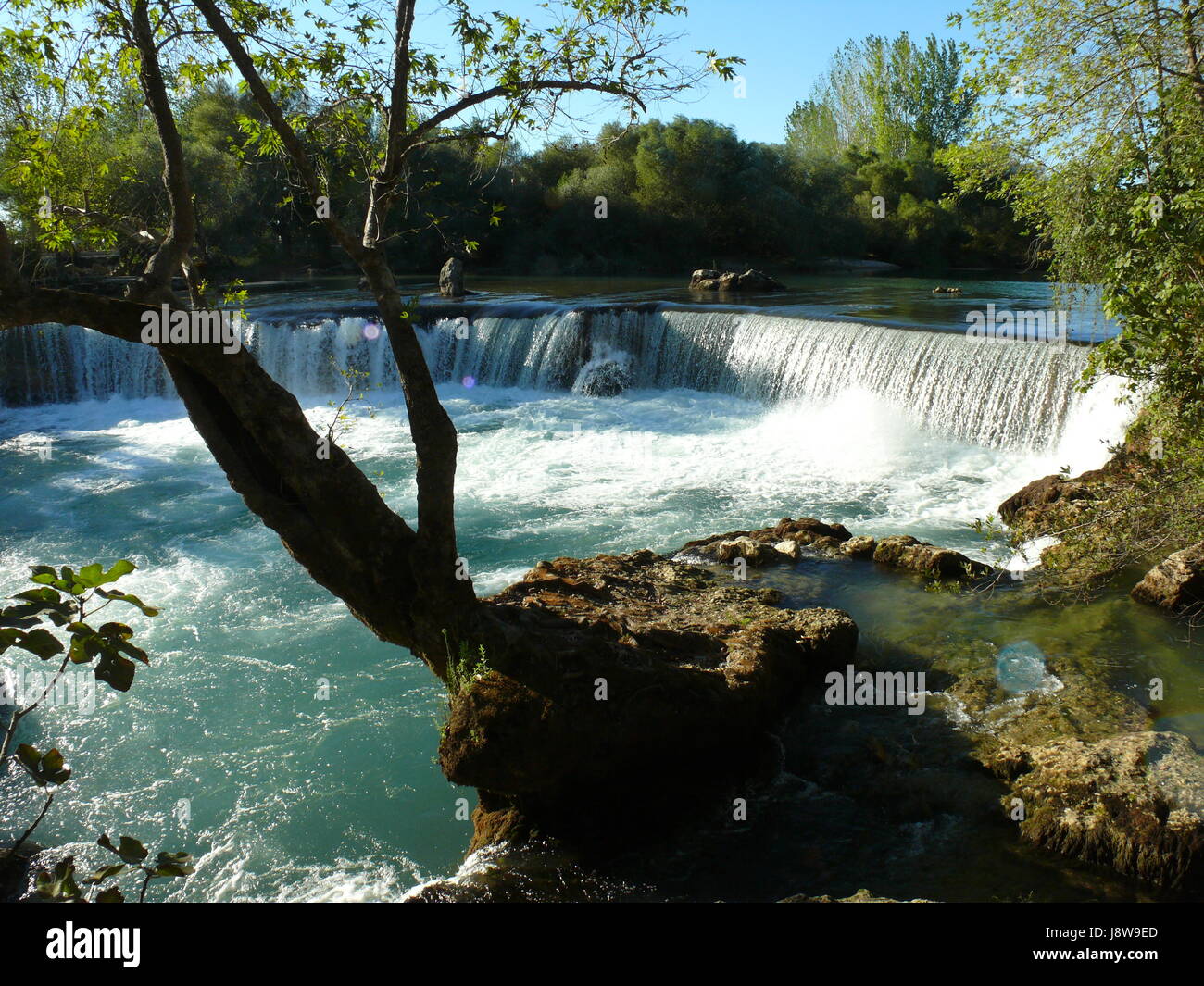 waterfall, turkey, chute, tree, sightseeing, spray, river, water ...