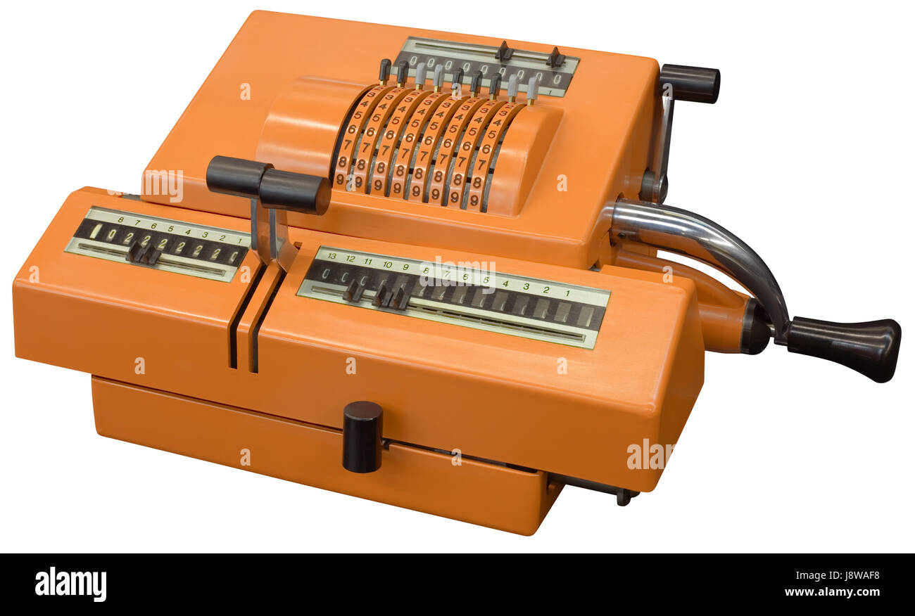 Old adding machine hi-res stock photography and images - Alamy