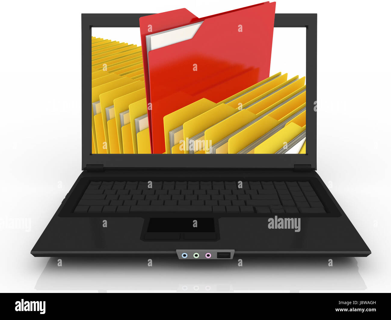 laptop, notebook, computers, computer, present, PC, story, isolated ...