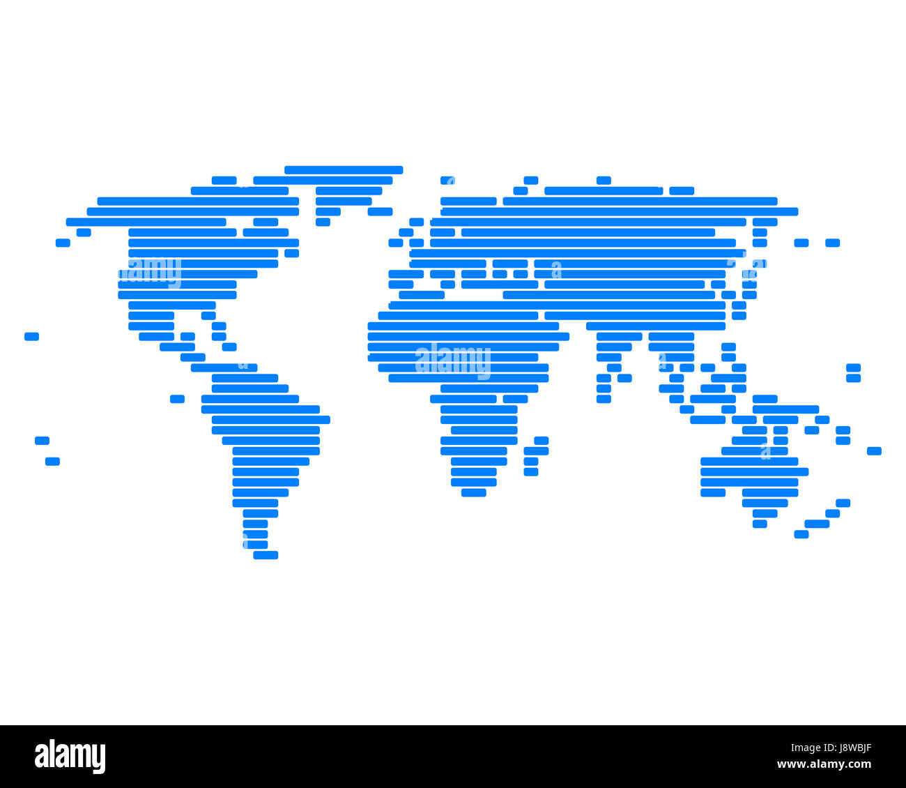 blue, lines, illustration, card, globe, planet, earth, world, raster ...